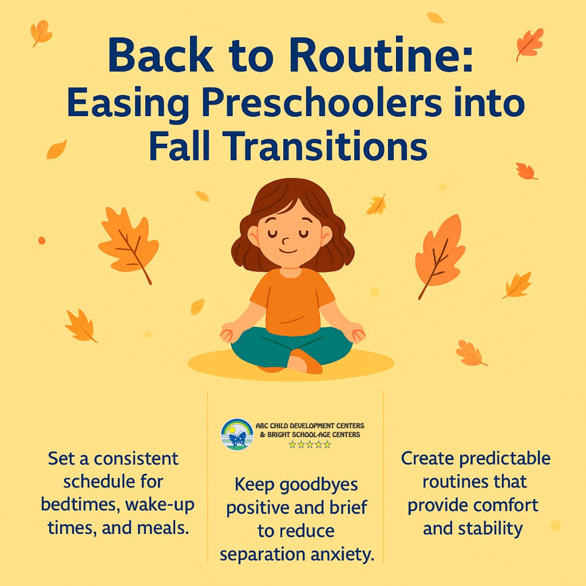 Easing Preschoolers into Fall Transitions | Preschool Greeley