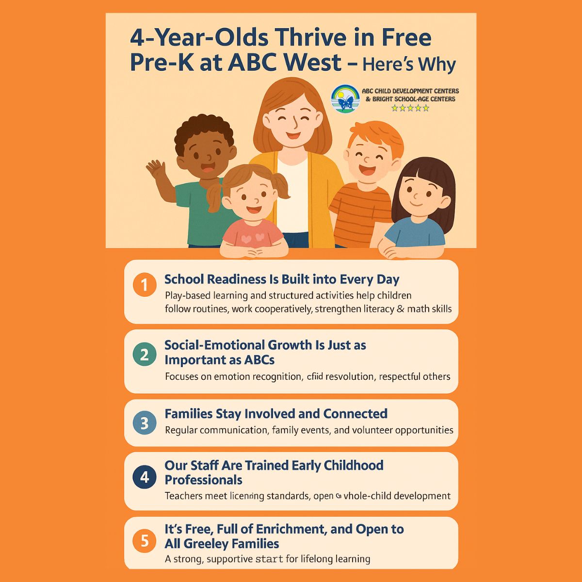 4-Year-Olds Thrive in Free Pre-K | Preschools Greeley